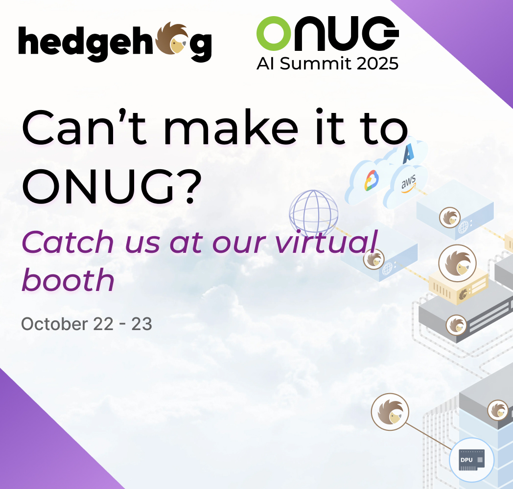 ONUG AI Networking Summit | Hedgehog